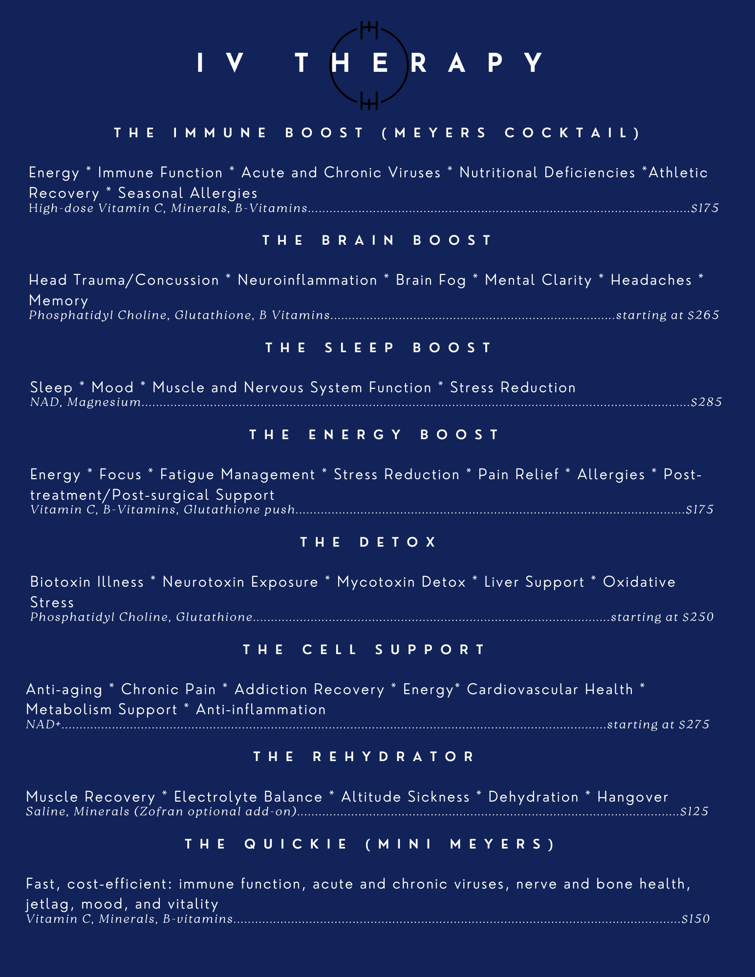 Nutrient IV Drip Therapy Boulder, Colorado - Boulder Holistic IV Drips ...